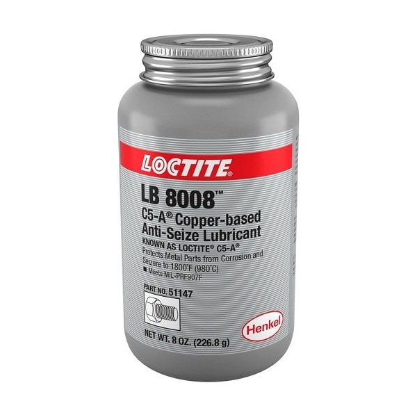 Henkel Anti-Seize Compound, Copper Grade, Can, Paste LB 8008 C5-A 8OZ ...