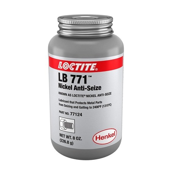 Henkel Anti-Seize Compound, Nickel Grade, Can, Paste LB 771 8OZ IDH ...