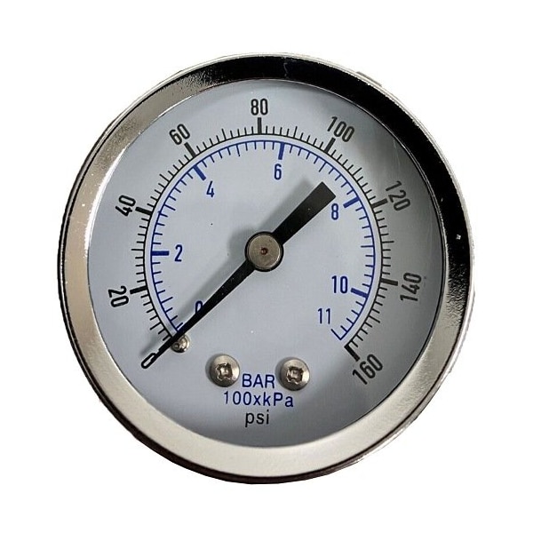 Parker Pressure Gauge; 0-160 PSI; 2 in. K4520N14160 | Zoro