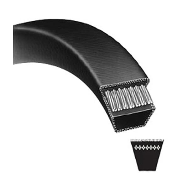 Timken V-Belt, 4L Series, 21 in. Belt Outside Length, 1/2 in. Belt ...