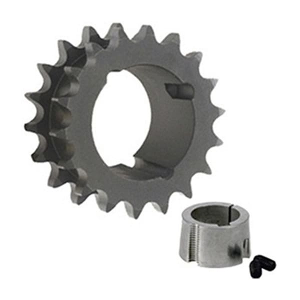 Martin Roller Chain Sprocket, 50 Chain, 18 Teeth, 2 Row of Teeth ...