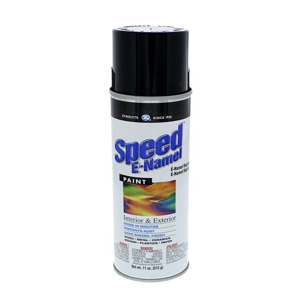 Aervoe Enamel Paint, 16 OZ Capacity Volume, Gloss Black Color, Hard ...