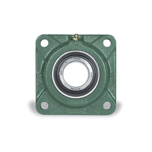 Dodge Setscrew Ball Bearings, SC Normal Duty, 4-Bolt Flange, F4B-SC-101 ...