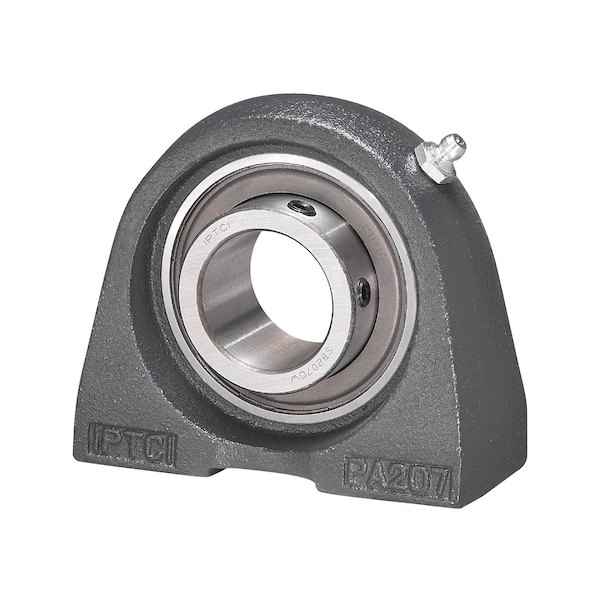 Iptci Tapped Base Pillow Block Ball Bearing Mounted Unit, 1.4375 in ...