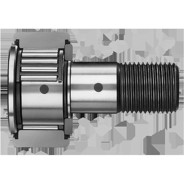 Iko Double Sealed Cam Follower, Crowned Stud, Steel, 26 mm Dia, 12 mm ...