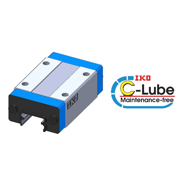 Iko Linear Way, Ball Type Slide Unit, Maintenance Free MHD45C1T2HS2 | Zoro