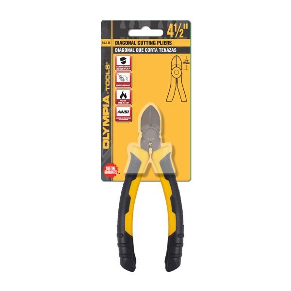 Olympia Tools 4-1/2" Diagonal Cutting Pliers 10-655 | Zoro