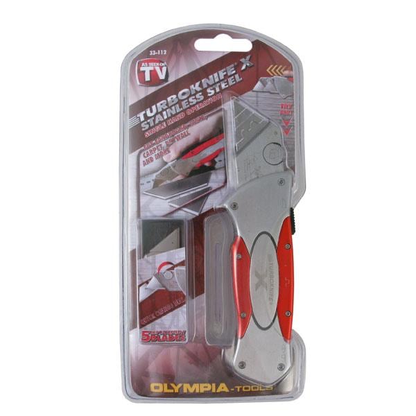 Olympia Tools Turboknife X Stainless Steel 33-112 | Zoro