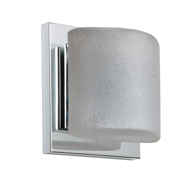 Besa Lighting Paolo Mini Sconce, Stucco, Chrome Finish, 1x50W Halogen ...