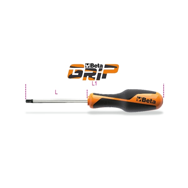 Beta Screwdriver, Hexagon Driver, 6mm 012650060 | Zoro
