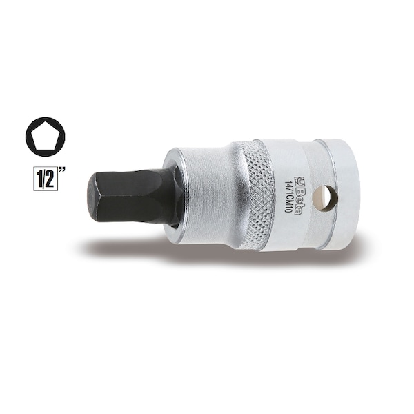 Beta Pentagon Socket Driver, 10mm 14710360 | Zoro