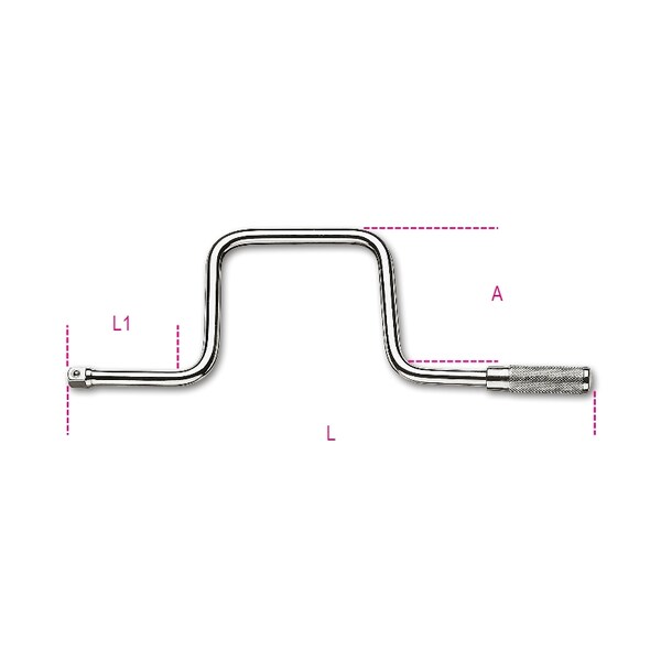 Beta 910/46-3/8 in Square Drive Speed Handle 009100862 | Zoro