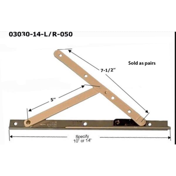 Truth Hardware CONCEALED CASEMENT HINGE ASSENBLED 3014050 | Zoro