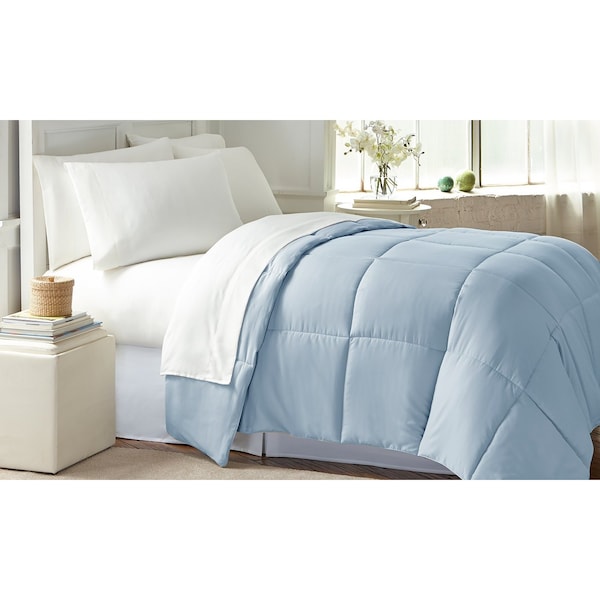 Kathy Ireland Down Alternative Comforters, Light Blue, Twin GPKI130337 ...