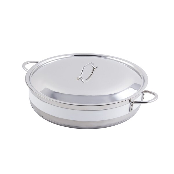 Bon Chef Classic Country French - 9Qt Pot W/Cover Ind Btm 14 3/4" Dia X ...