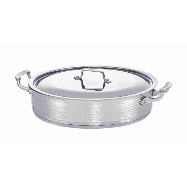 Bon Chef Cucina 9 Qt Pot W/Cover Freeway Finish Indbottom 14 3/4" Dia X ...
