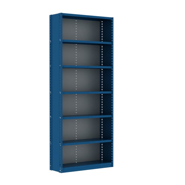 Borroughs Blue Box Edge Closed With Back 7 Shelves Starter Unit P2, 87 ...