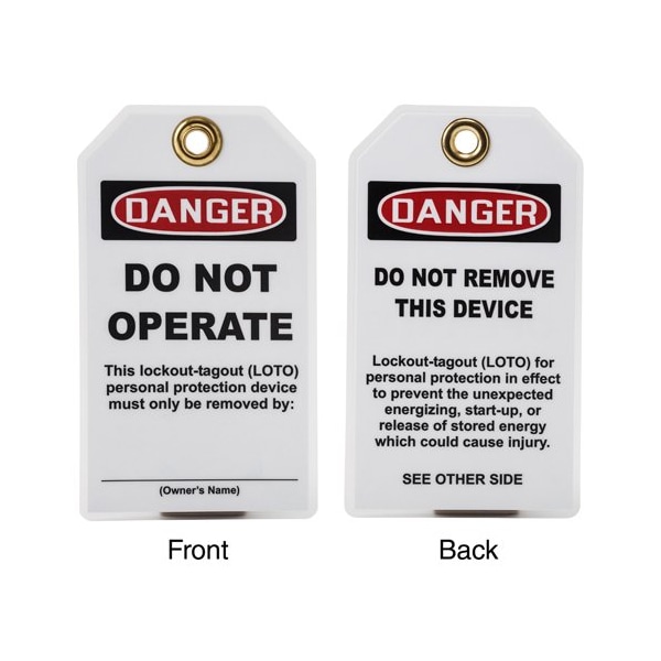 Brady Heavy Duty Laminated Labels Plastic 25PK 131554 | Zoro