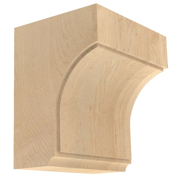 Designs Of Distinction Medium Triad Corbel - White Oak 01607006WK1 | Zoro