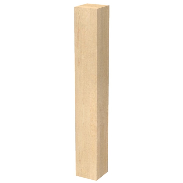 Designs Of Distinction 6 Inch Square Bar Column - Hard Maple ...