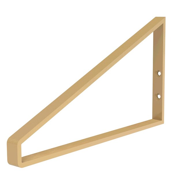 Designs Of Distinction 12" Mid-Century Triangle Bracket - Gold ...