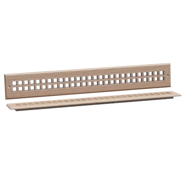 Designs Of Distinction 25.75"W Grate Style Toe Kick Vent - Cherry ...