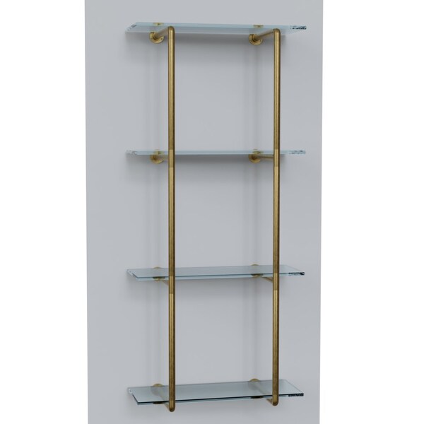 Designs Of Distinction Contemporary Flush Bistro Shelf Kit - 4 Shelves ...