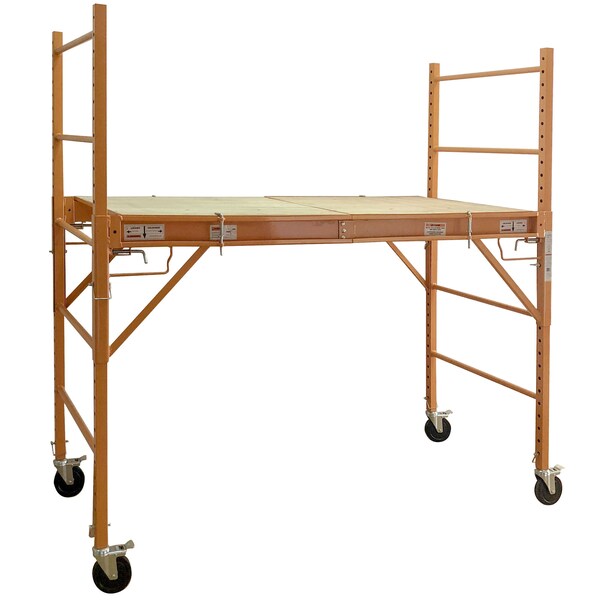 Pro-Series Adjstbl Rolling Scaffolding Utility Cart Work Bench, 3-in-1 ...