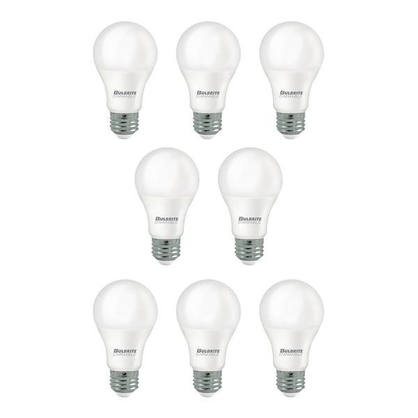 Bulbrite 9w Dimmable Frost A19 LED Light Bulbs Medium (E26) Base, 4000K ...
