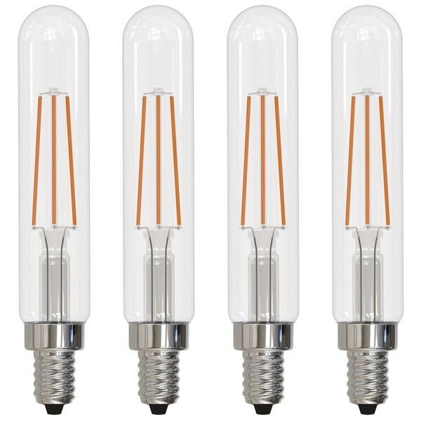 Bulbrite LED Filament 4.5w Dimmable T8 Bulb Candelabra (E12) Base ...