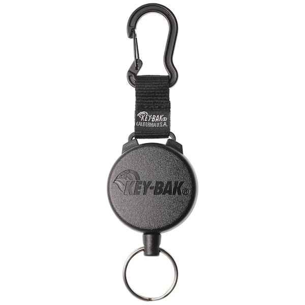 Key-Bak KEYBAK Securit Carabineer Retractor, 24 in. Stainless Steel ...