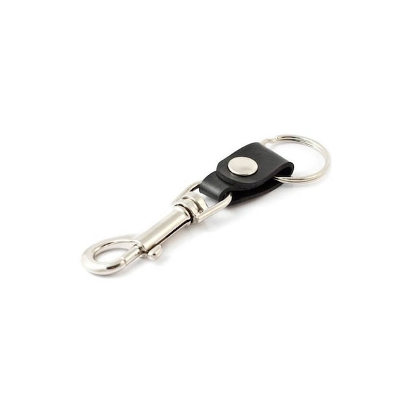 Key-Bak KEYBAK Bolt Snap with Leather & Key Ring, Key Chain Accessory ...