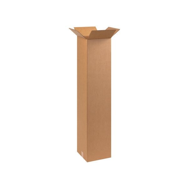 Bsc Preferred 10 x 10 x 48'' Tall Corrugated Boxes, 20PK S-4606 | Zoro