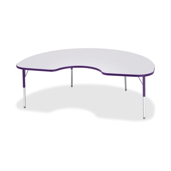Jonti-Craft TABLE, KIDNEY, 48X72, GY/PE JNT6423JCE004 | Zoro