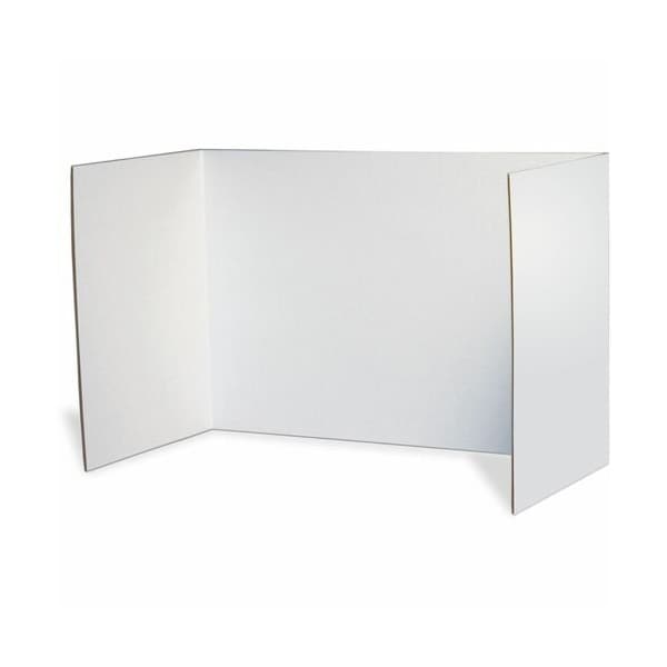 Pacon Privacy Board, 48inx16in, White, 4PK PAC3782 | Zoro