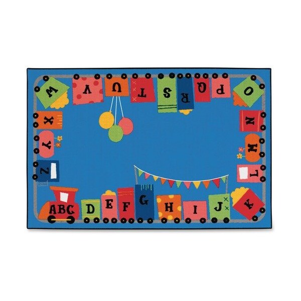 Carpets For Kids Alphabet Themed Rug, 8ft x12ft , Rectangle, Multi ...