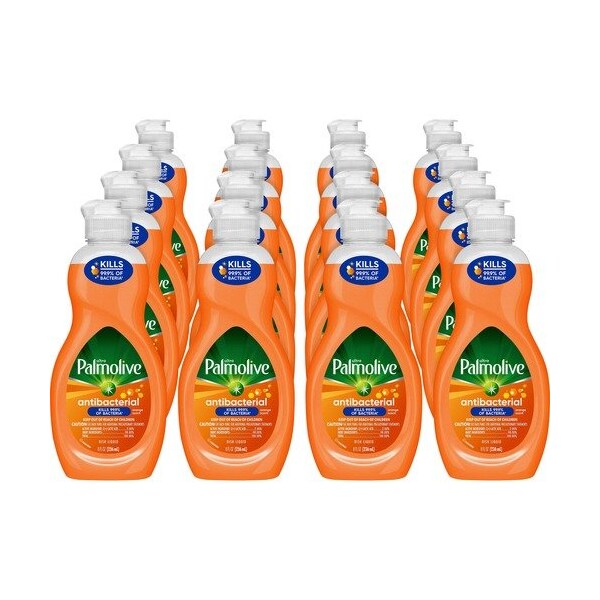 Palmolive Dishwashing Detergent, Liquid, Antibacterial, 8oz, 1 OE, 16PK ...