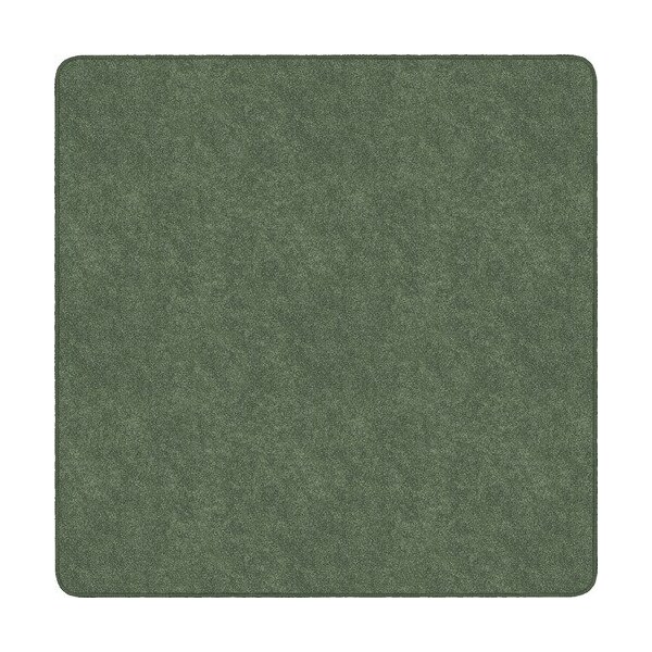 Flagship Carpets Rug, Square, SolidColor, StainResistant, 6ft x6ft Sage ...