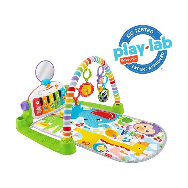 Fisher-Price Toy Gym, w/5 Attachments/Piano, Smart Stages Tech, GN ...