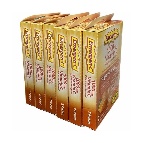 Alacer Emergen-C, Orange, Multi, 6PK ALA78002 | Zoro