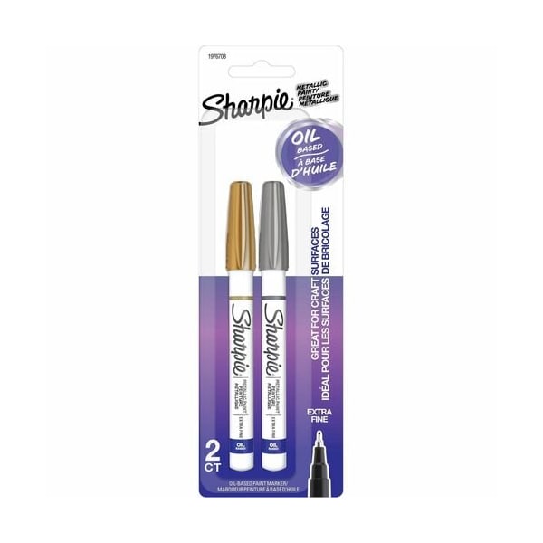 Newell Brands Sharpie Paint Marker, Oil-Based, Extra-Fine Point, AST ...