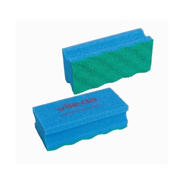 Vileda Professional Sponge, Scrubbing, Foam Back, BE VLD123118 | Zoro
