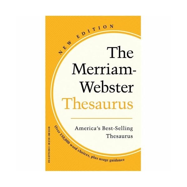 Merriam-Webster Thesaurus, Paperback, 150000 Pages, Multi MER0983 | Zoro