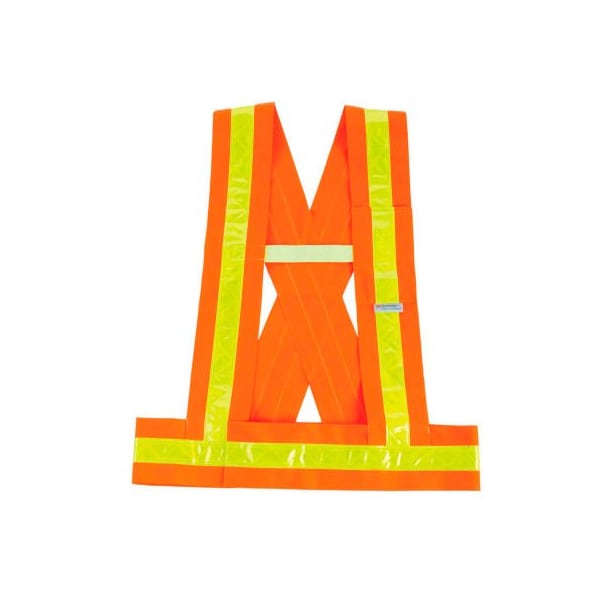 Ergodyne GloWear 8140BA Type O Class 1 Breakaway Sash Orange, XL/2XL ...