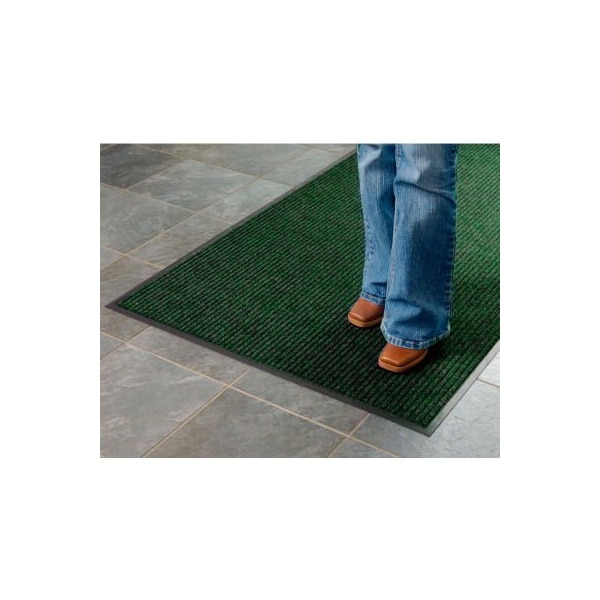 Apache Mills Entrance Mat, 3/8 in thick, Hunter Green 0103312032X3 | Zoro