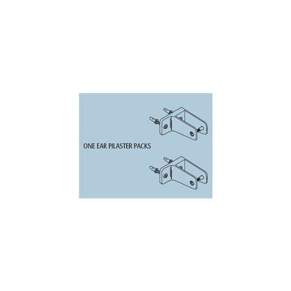 Metpar Pilaster To Wall Bracket Kit for Stainless Steel Partition 15670 ...
