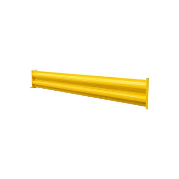 Wildeck Steel Guard Rail, 5'L, Yellow WG5 | Zoro