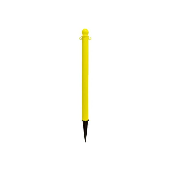 Gec Global Industrial Plastic Ground Pole 35inH Yellow 95402GL | Zoro