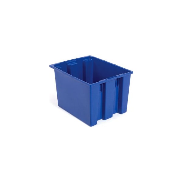 Quantum Storage Systems Stack & Nest Storage Container, Blue, High ...