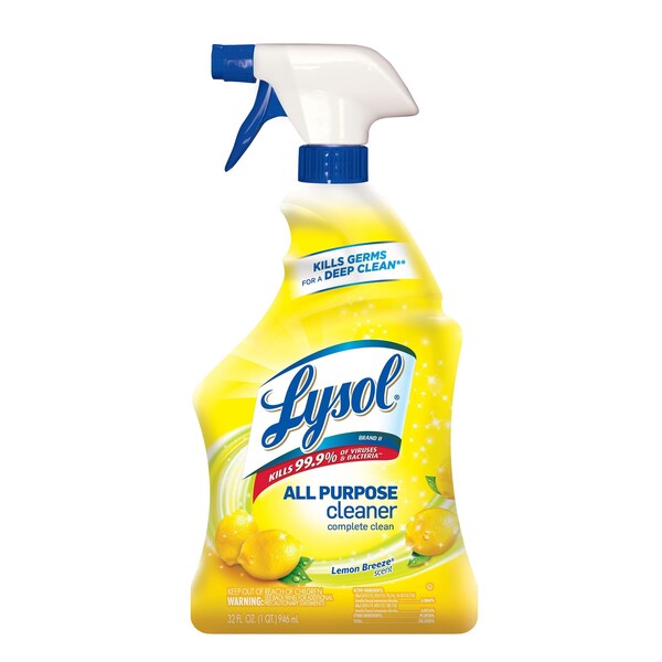 Reckitt Benckiser Lysol All Purpose Cleaner 32 oz. Trigger Spray Lemon ...